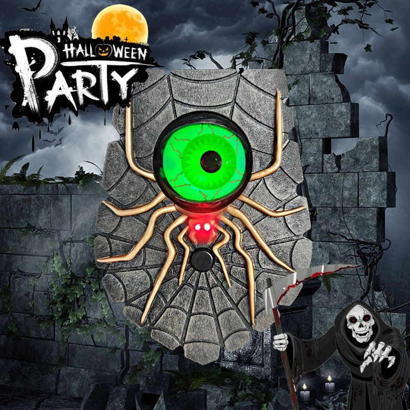 Halloween One Eyed Doorbell Haunted Decoration – easyeer